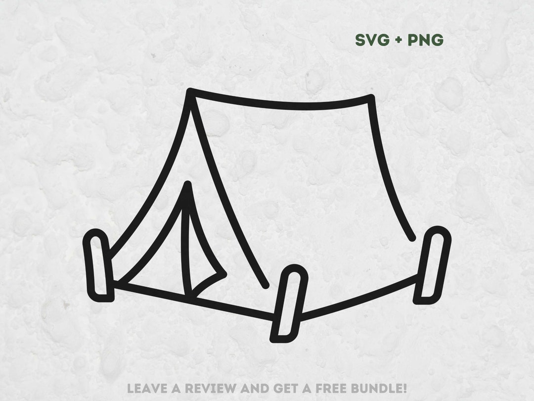 Camping Tent SVG File, SVG Files for Cricut, Camping Svg, Tent Clipart ...