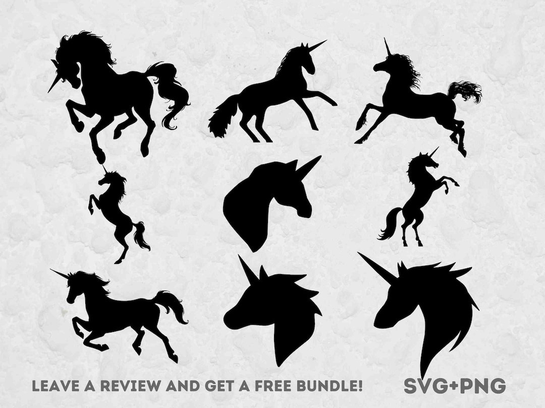 Unicorn Svg Bundle, Svg Files for Cricut, Unicorn Silhouette, Unicorn ...
