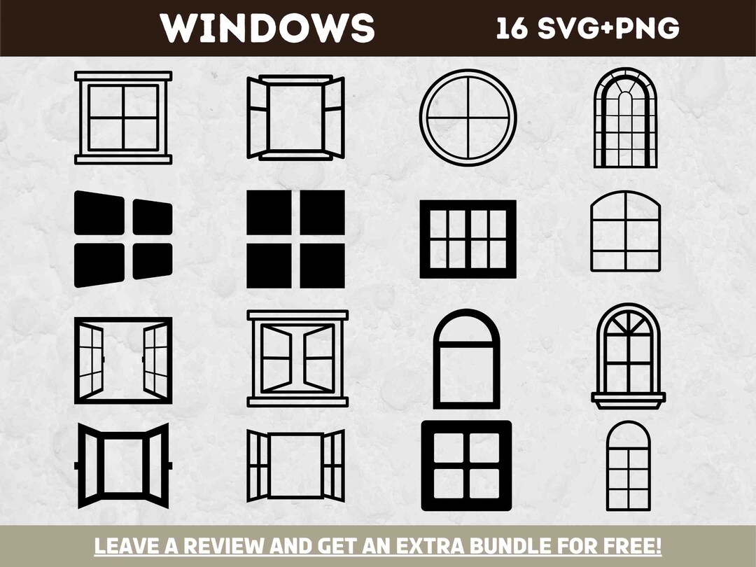 Windows SVG, Svg Files for Cricut, Window Svg, Window Cut Files ...