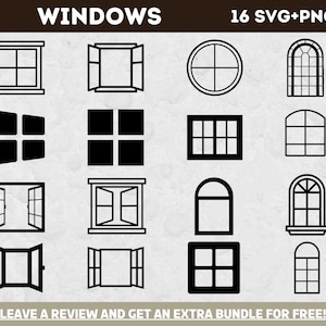 Windows SVG, Svg Files for Cricut, Window Svg, Window Cut Files ...