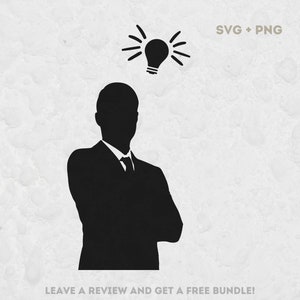 Business Man SVG, SVG Files for Cricut, Business SVG, Man Silhouette ...