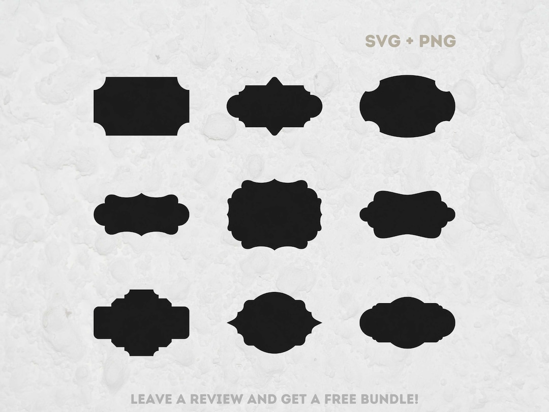 Victorian Label SVG Bundle, Svg Files for Cricut, Vintage SVG, Label ...