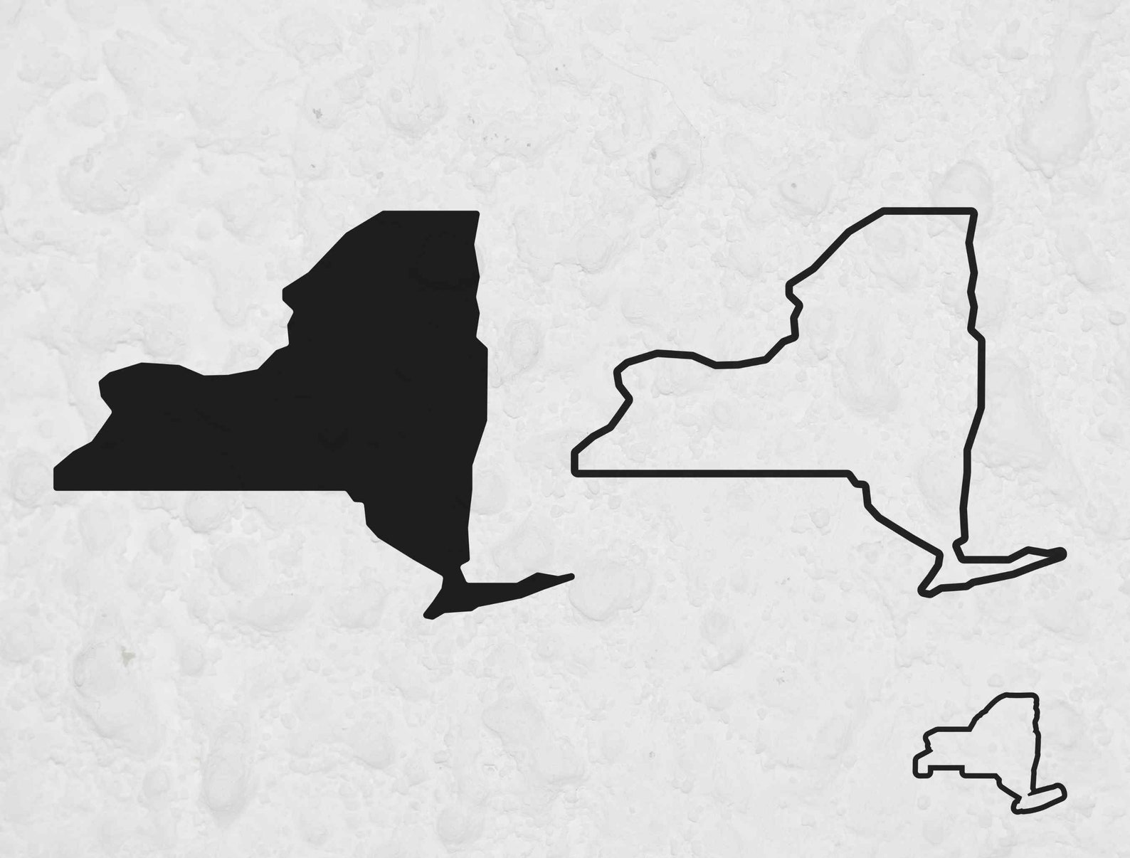 New York State SVG, Svg Files for Cricut, New York Svg, New York Solid ...