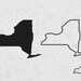 New York State SVG, Svg Files for Cricut, New York Svg, New York Solid ...