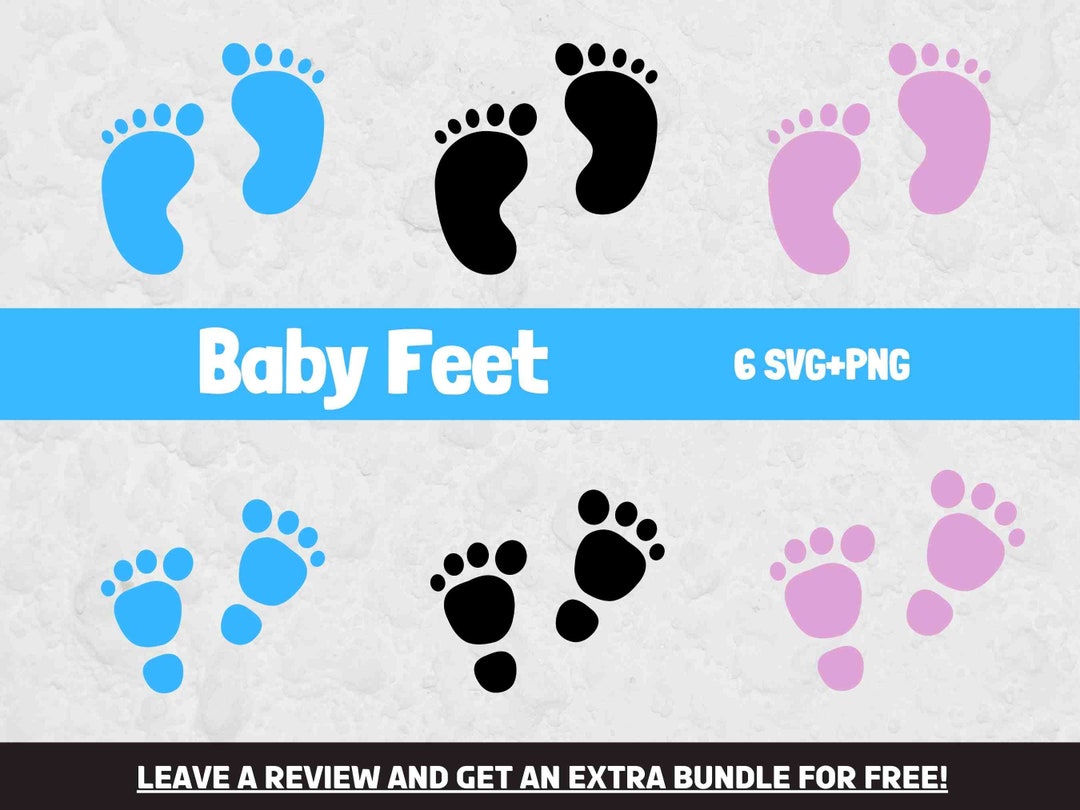 Baby Feet Svg, Kids Clipart, Svg Files for Cricut, Baby Svg, Baby ...