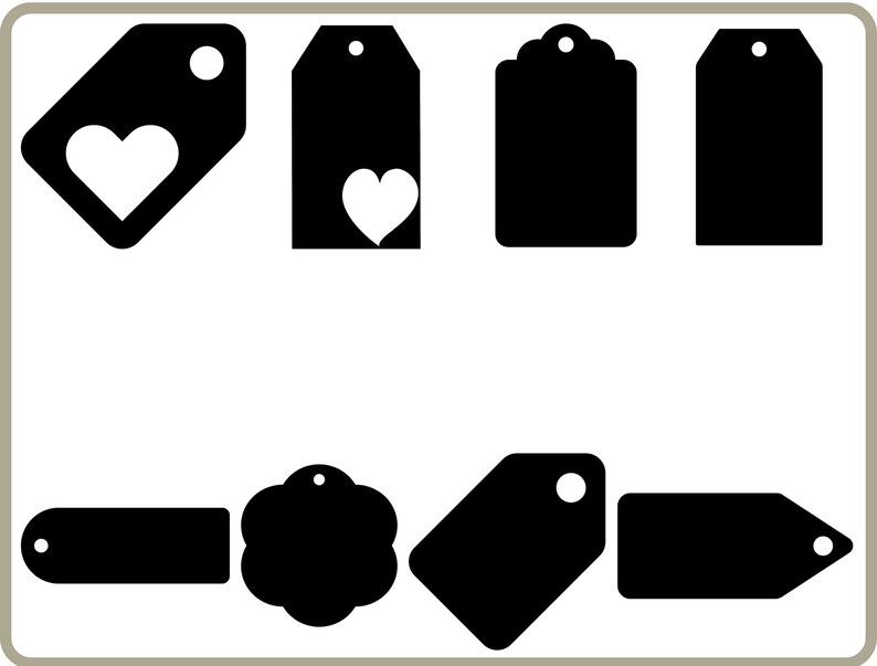 Gift Tag Svg Svg Files for Cricut Homemade Gift Tags - Etsy