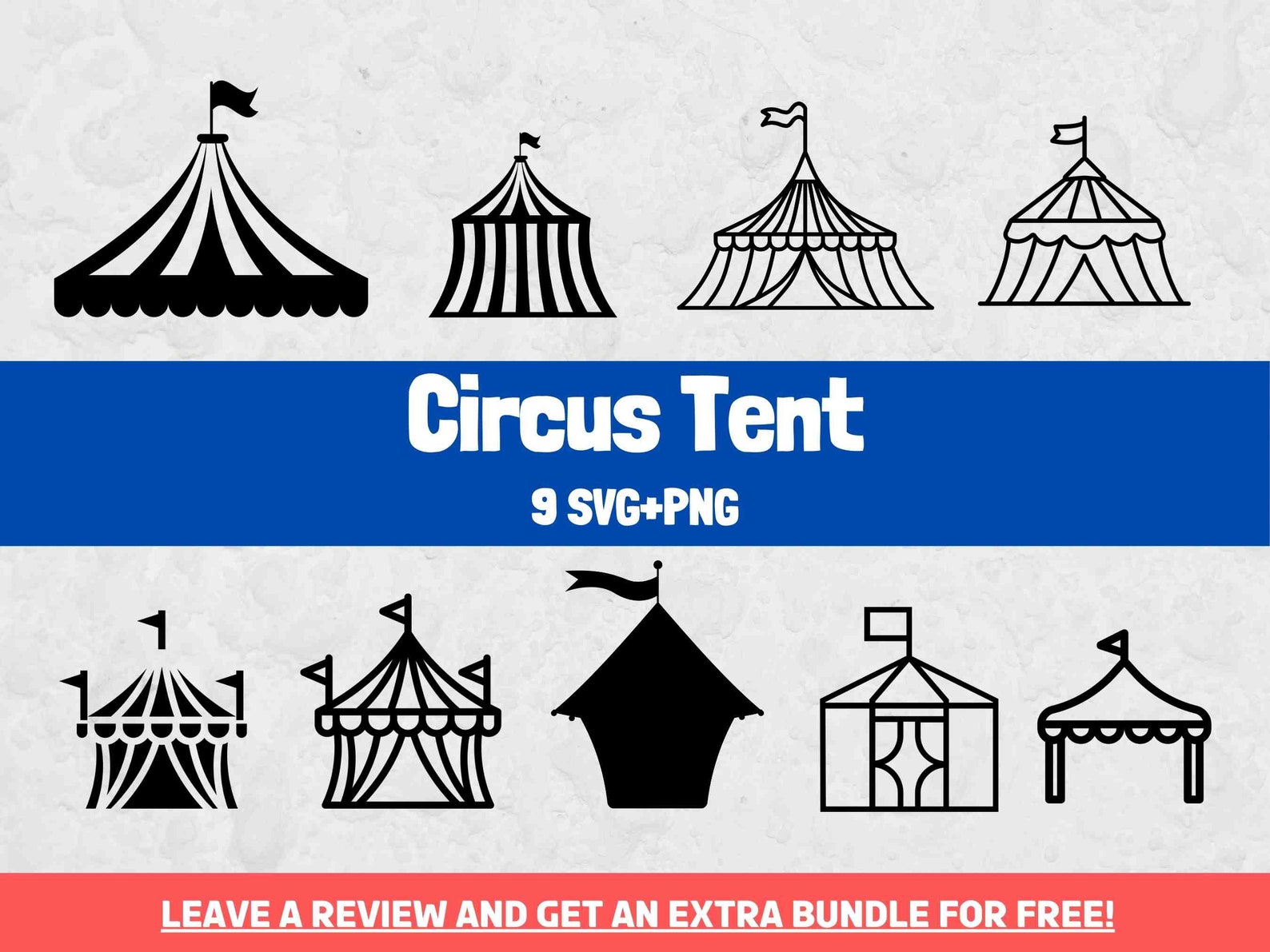 Circus Tent Svg SVG Files for Cricut Circus Clipart Tent - Etsy