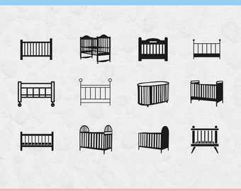 Crib for Baby SVG Cut File - Etsy