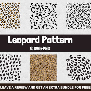 Leopard Print Svg, Svg Files for Cricut, Animal Print SVG, Animal Print ...