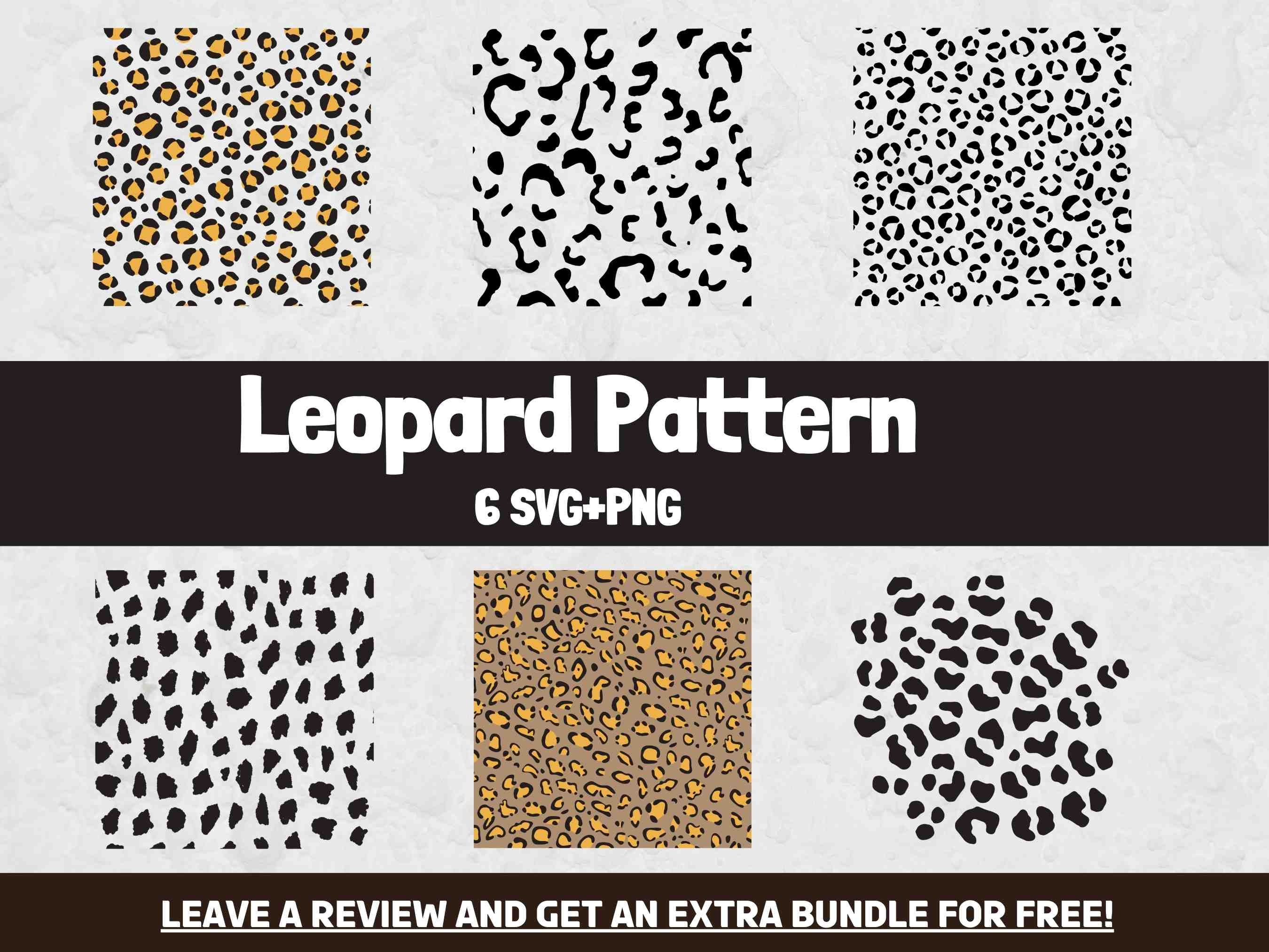 Leopard Print Svg Svg Files for Cricut Animal Print SVG - Etsy