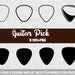 Guitar Pick Svg, Guitar SVG, SVG Files for Cricut, Guitar Clipart ...