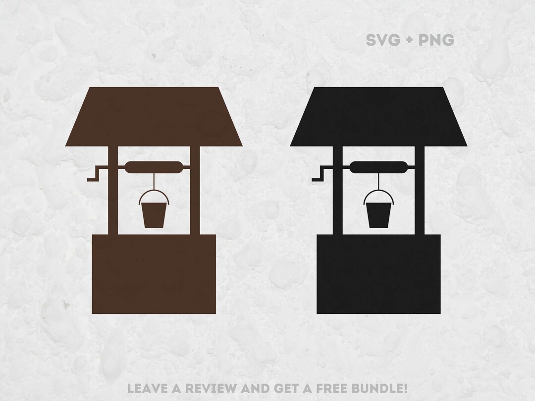 Wishing Well SVG, Svg Files for Cricut, Well PNG, Building Svg, Wishing ...