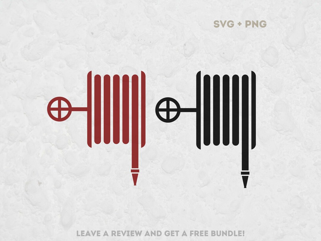 Fire Hose SVG, Svg Files for Cricut, Firefighter Cut File, Fire Hose ...