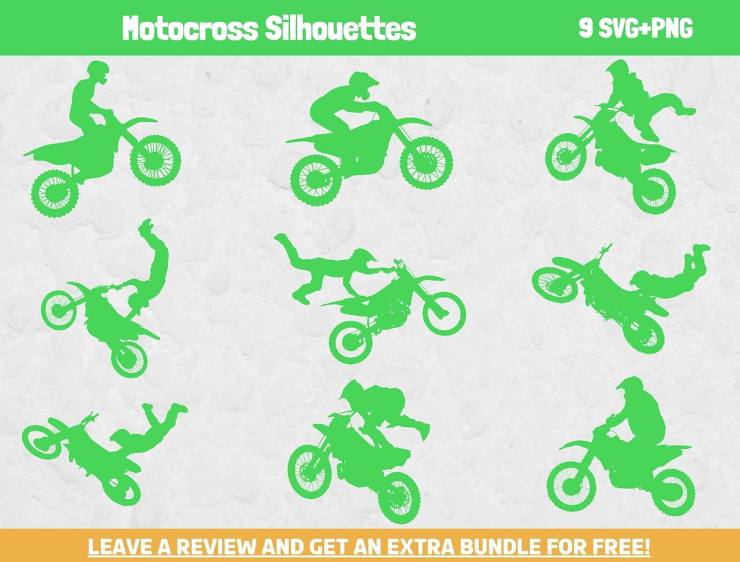 Motocross Svg SVG Files for Cricut Motocross Clipart - Etsy