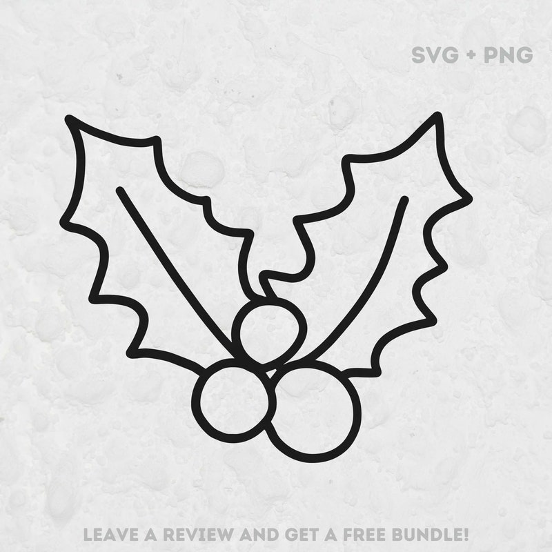 Mistletoe Svg - Etsy