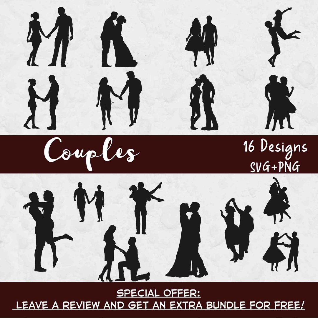 Couple Svg Bundle Couple Cut File SVG Files for Cricut Love - Etsy