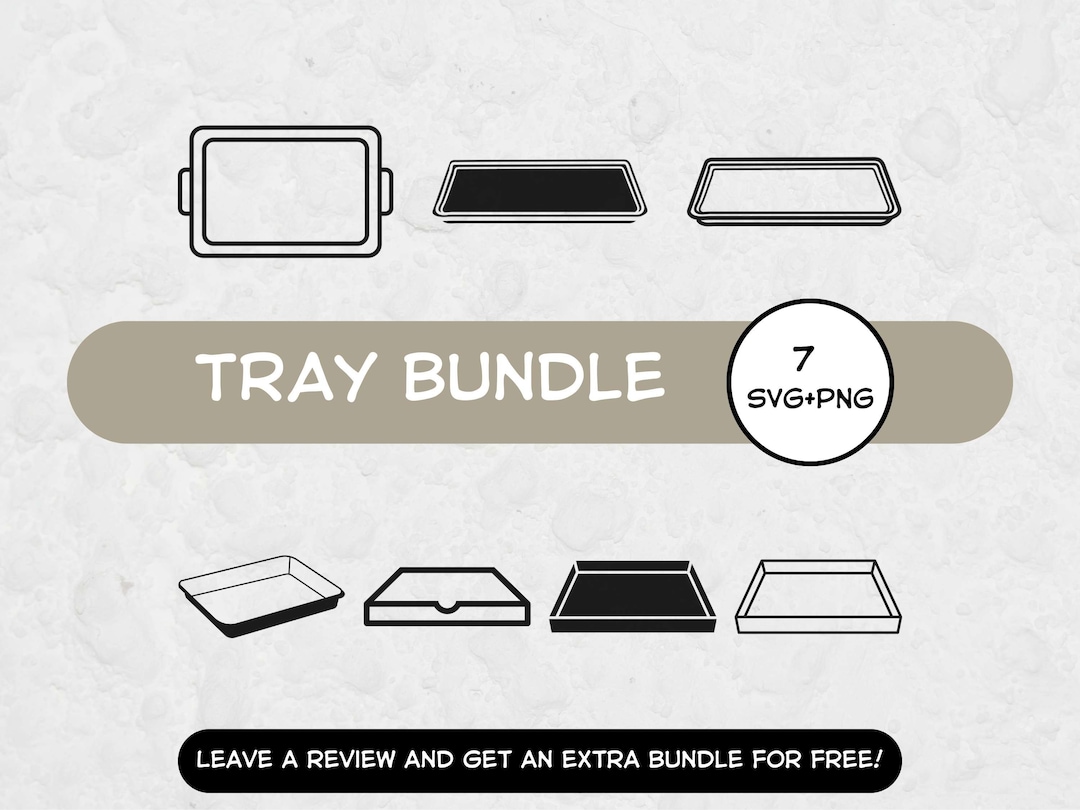 Food Tray SVG, SVG Files for Cricut, Kitchen Clipart, Kitchen Tray Svg ...