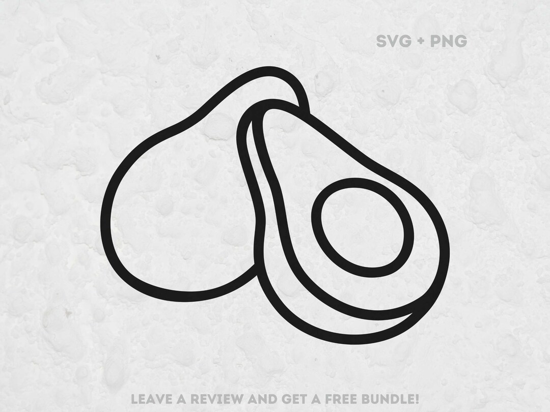 Aguacate Svg, Archivos SVG para Cricut, Imágenes Prediseñadas de ...