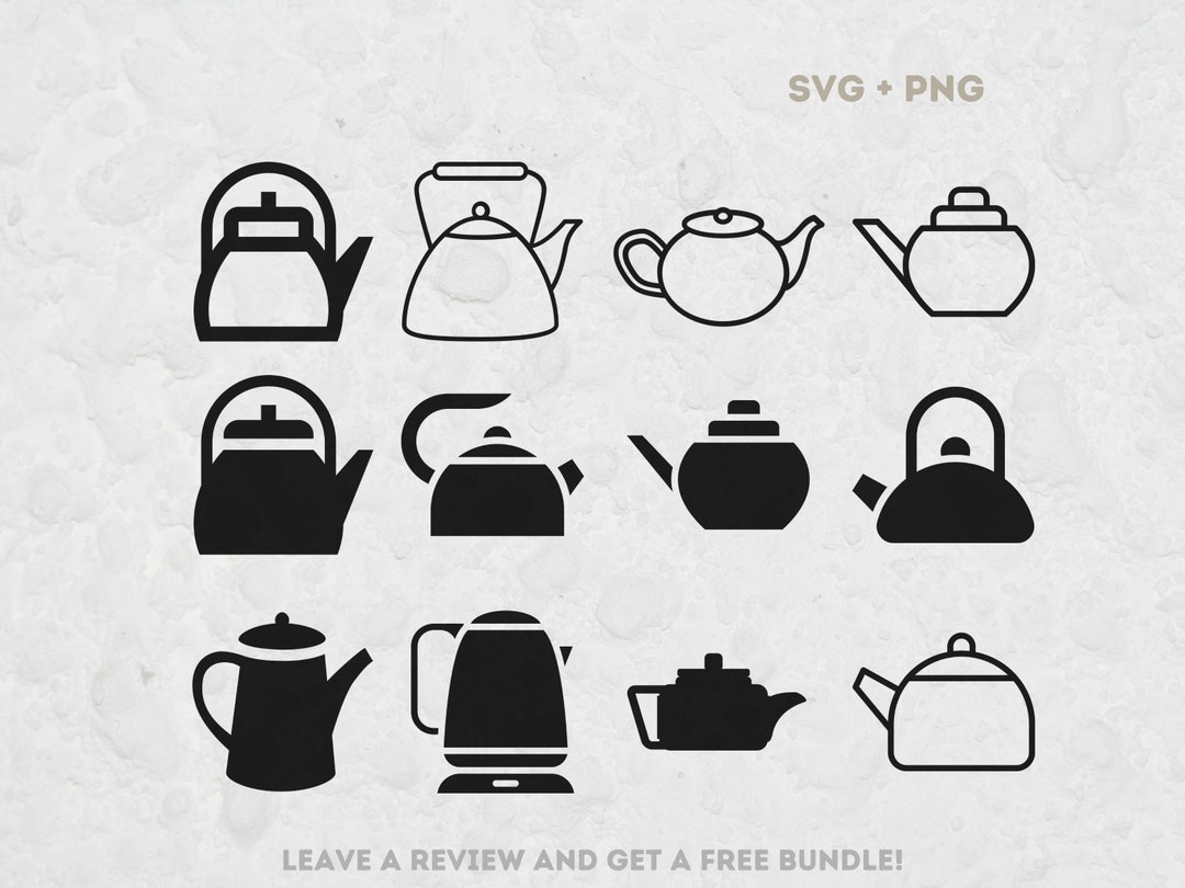 Kettle SVG Bundle, SVG Files for Cricut, Kettle Cut File, Kettle ...