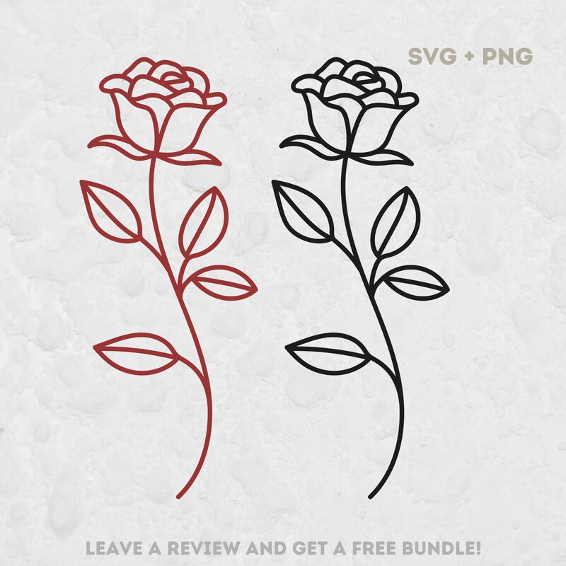 Rose Svg - Etsy