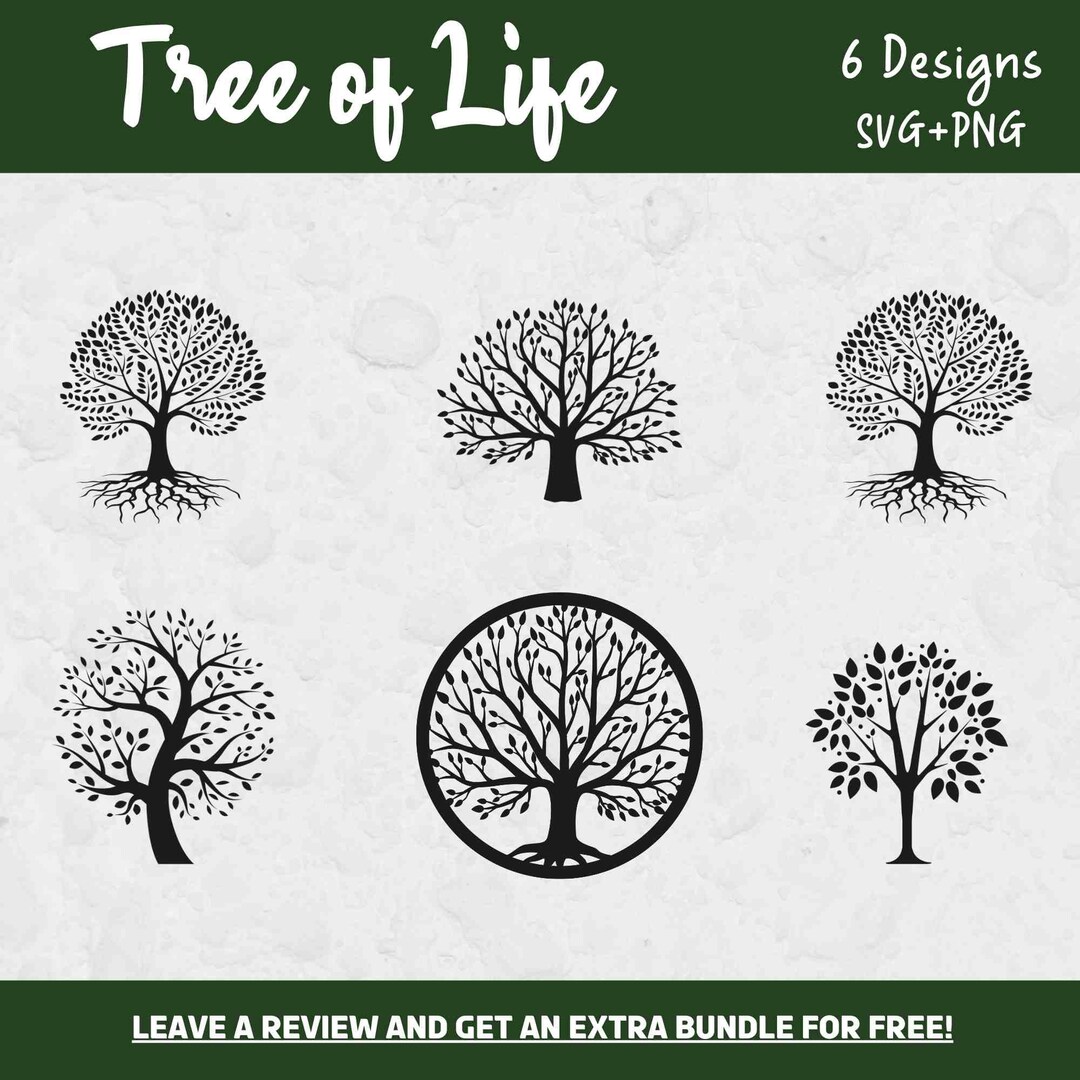 Tree of Life SVG SVG Files for Cricut Tree Clipart Tree - Etsy