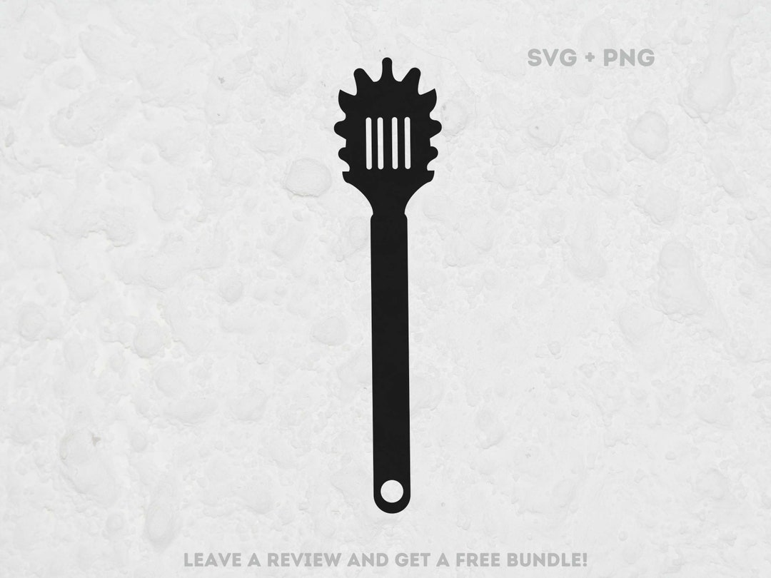 Pasta Spoon SVG, Svg Files for Cricut, Pasta Spoon PNG, Kitchen Clipart ...