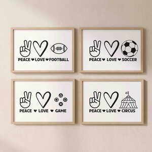 Peace Love Bundle SVG PNG, Cut Files, Svg Files for Cricut, Peace Love ...