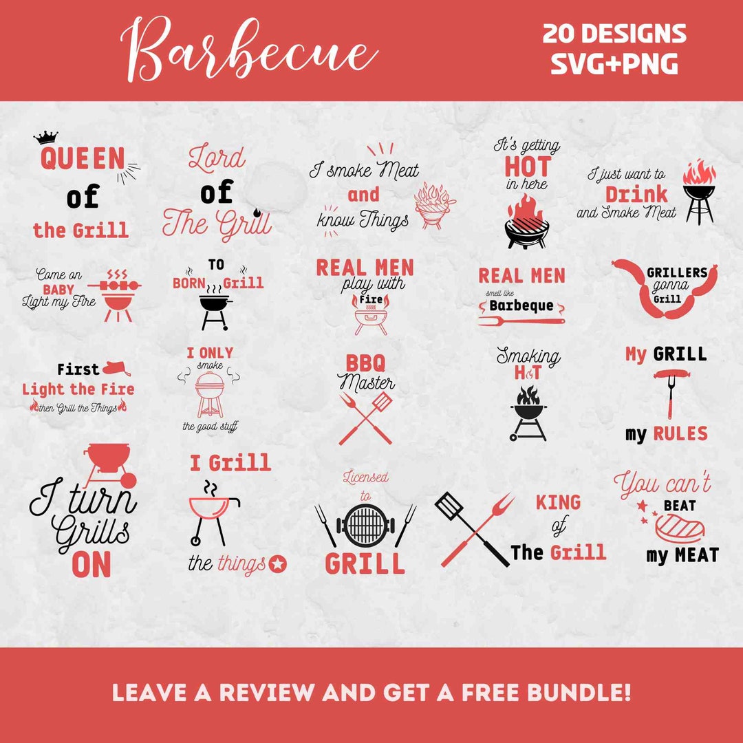 BBQ Quotes SVG Bundle, Grill Sayings Svg for Cricut, Cutting Board ...