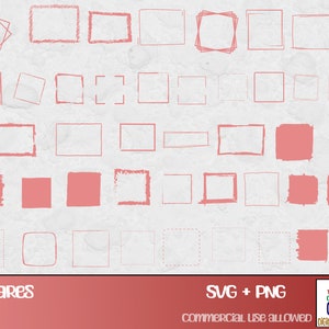 Square Svg, SVG Files for Cricut, Frame Svg, Square Svg, Frames Svg ...