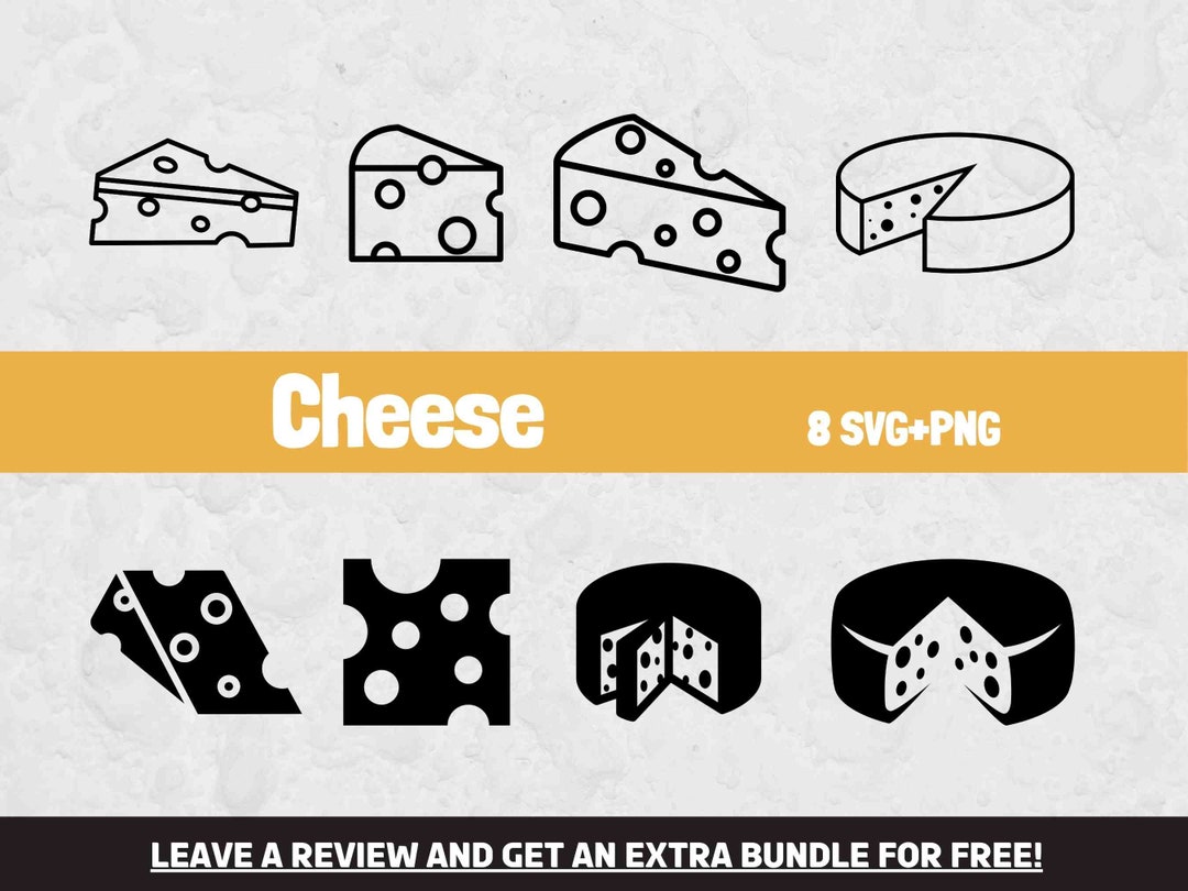 Cheese SVG, SVG Files for Cricut, Cheese Png, Cheese Clipart Image ...