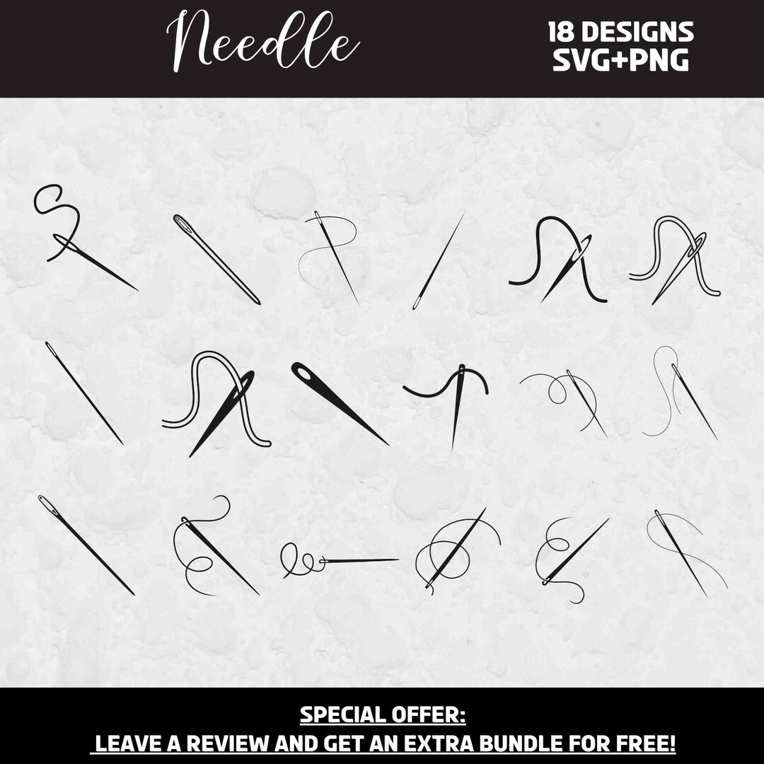 Needle SVG Bundle, SVG Files for Cricut, Homemade Svg, Sewing SVG ...
