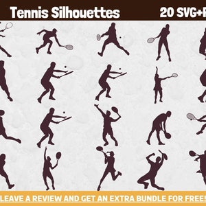 Tennis Svg Bundle SVG Files for Cricut Tennis Clipart - Etsy