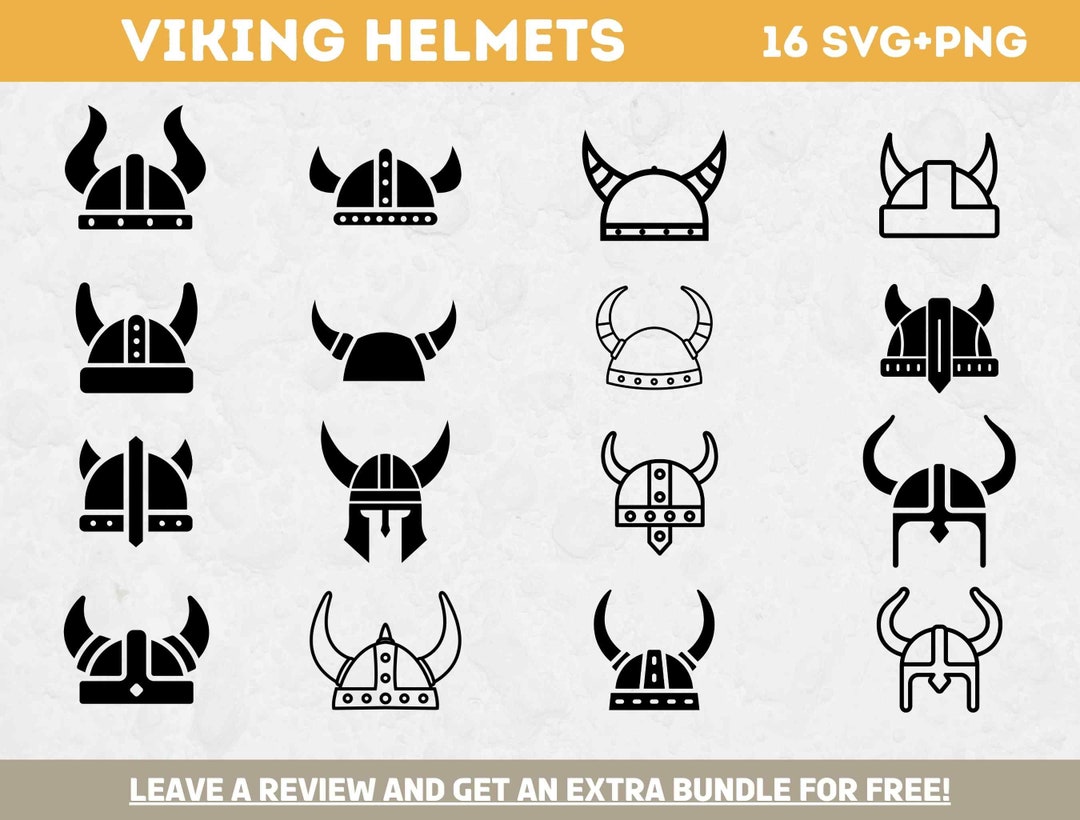Viking Helmet Svg Bundle, Viking SVG, Svg Files for Cricut, Helmet SVG ...