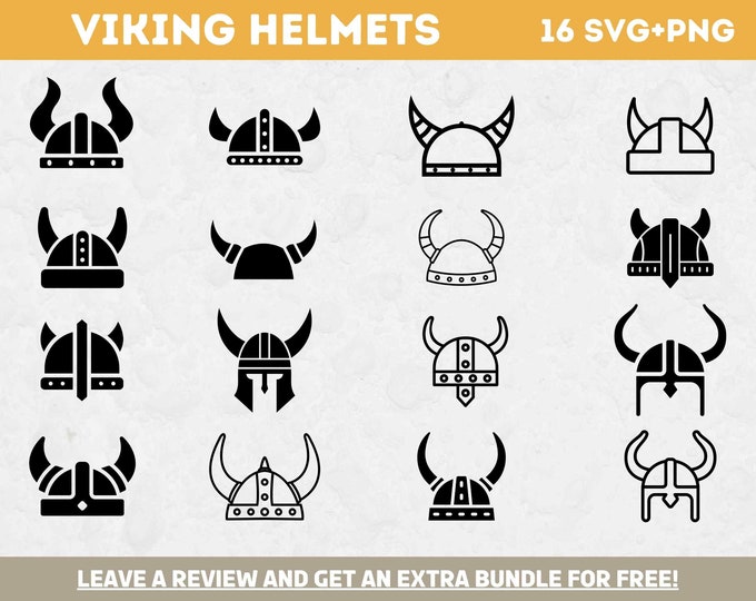 Viking Helmet Svg Bundle, Viking SVG, Svg Files for Cricut, Helmet SVG ...