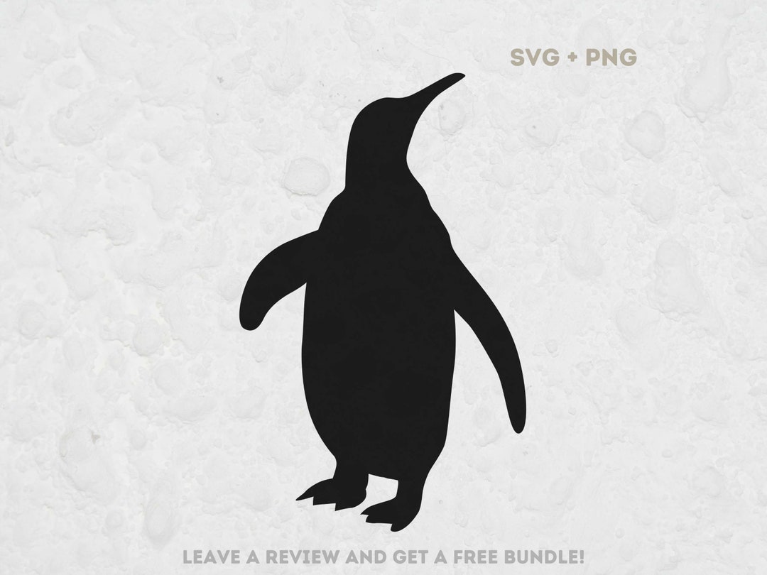 Penguin Silhouette Svg, SVG Files for Cricut, Penguin Vector, Penguin ...