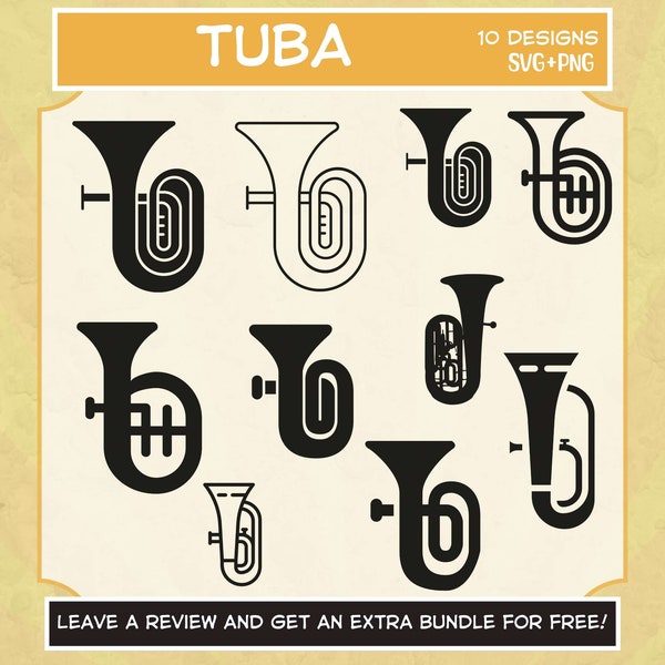 Tuba Cut File Svg - Etsy