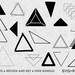 Triangle SVG Bundle, Geometric Shapes for Cricut, Logo Elements ...