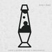 Lava Lamp Svg Cut File, SVG Files for Cricut, Lava Lamp Png, Lamp SVG ...