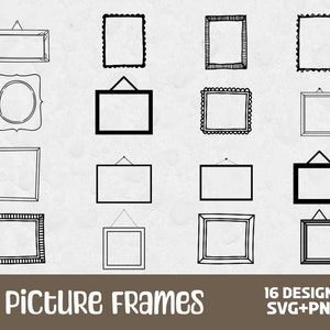 Picture Frame SVG Bundle Svg Files for Cricut Frame Svg - Etsy