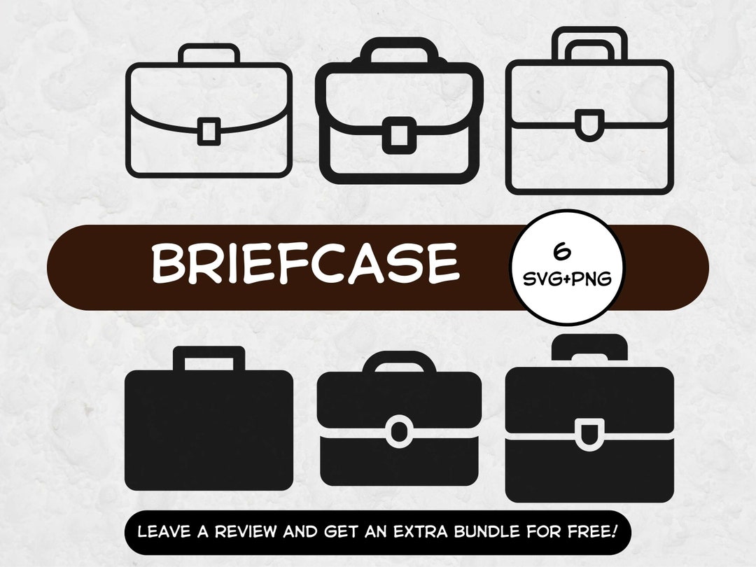 Business Briefcase SVG Bundle, SVG Files for Cricut, Briefcase Cut File ...
