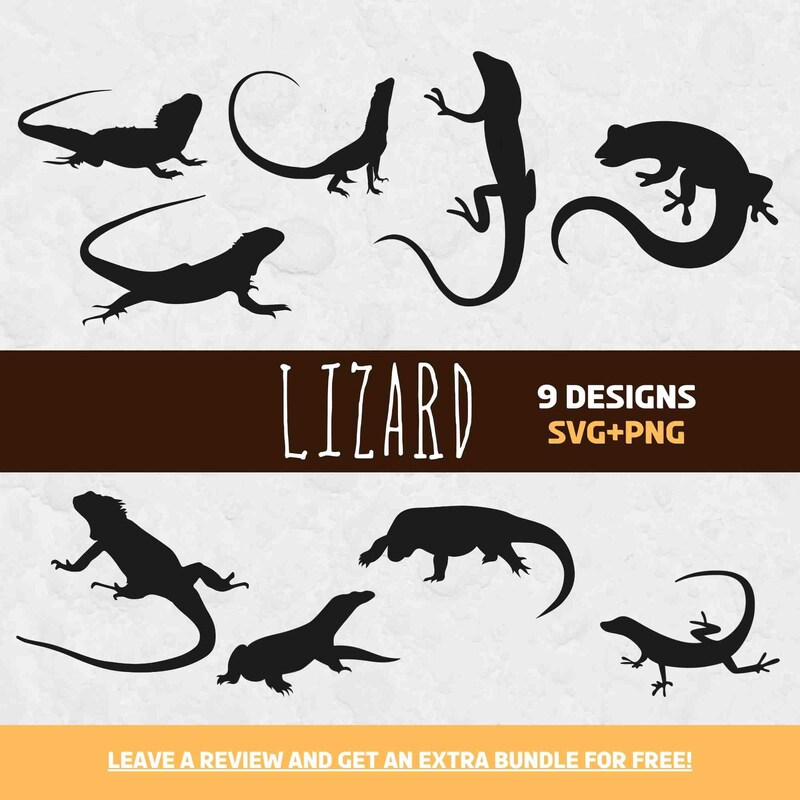 Lizard Vector - Etsy