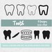 Tooth Svg Bundle, SVG Files for Cricut, Dentist Svg, Teeth Svg, Tooth ...