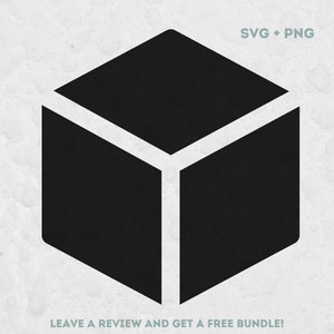 Cube SVG Cut File, SVG Files for Cricut, Geometry Svg, Shape Svg, Cube ...