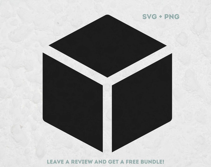 Cube SVG Cut File, SVG Files for Cricut, Geometry Svg, Shape Svg, Cube ...