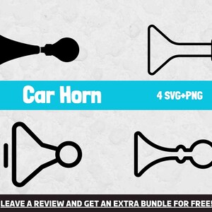 Car Horn Svg Bundle, SVG Files for Cricut, Transport Svg, Sound SVG ...