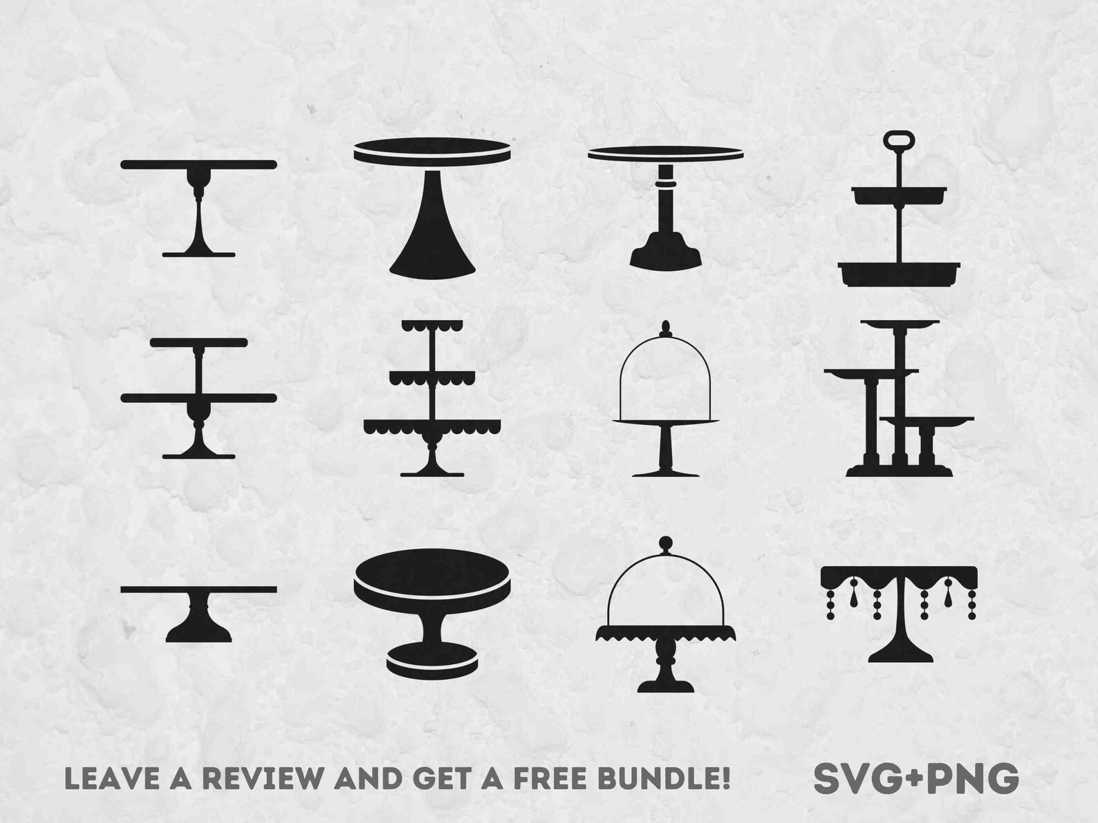 Cake Stand SVG, SVG Files for Cricut, Baking Svg, Cake Svg, Stand SVG ...