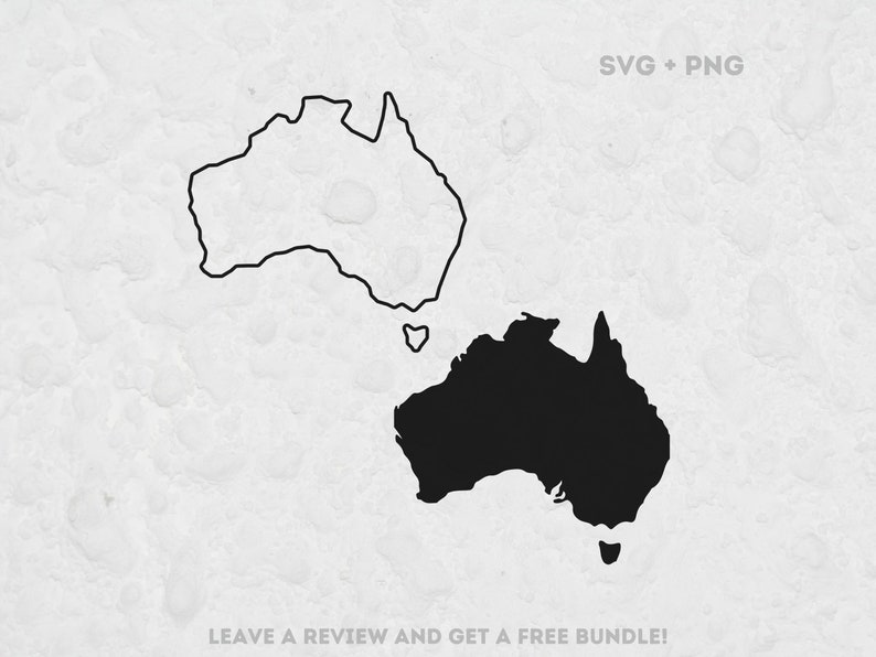 Australia SVG Svg Files for Cricut Australia Outline Svg - Etsy