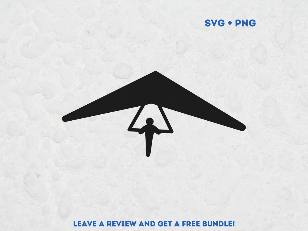 Hang Glider Svg Png Cut File, Hang Glider Clipart, SVG Files for Cricut ...