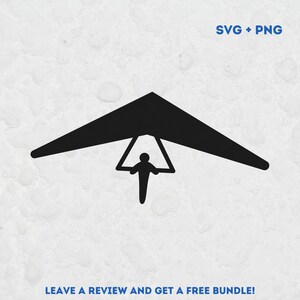 Hang Glider Svg Png Cut File, Hang Glider Clipart, SVG Files for Cricut ...