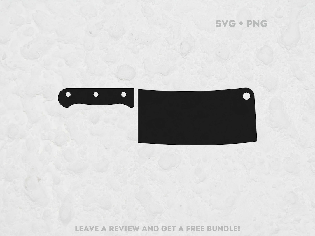 Butcher Knife SVG, Svg Files for Cricut, Knife PNG, Butcher Clipart ...